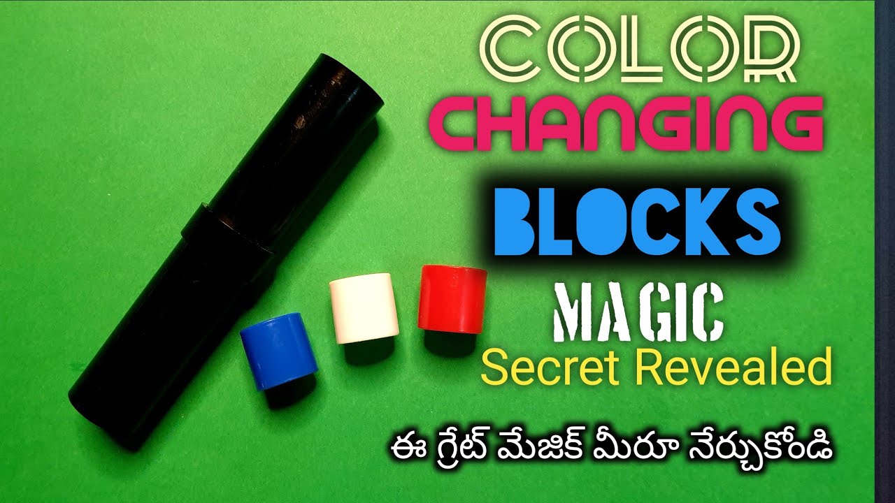 Color Changing Blocks Magic | Secret Revealed | Tutorial | by Dr ...