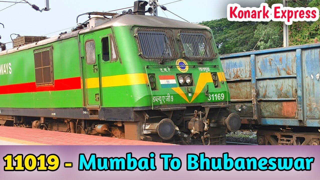 11019 - Mumbai To Bhubaneswar Konark Express || Indian Railways - YouTube