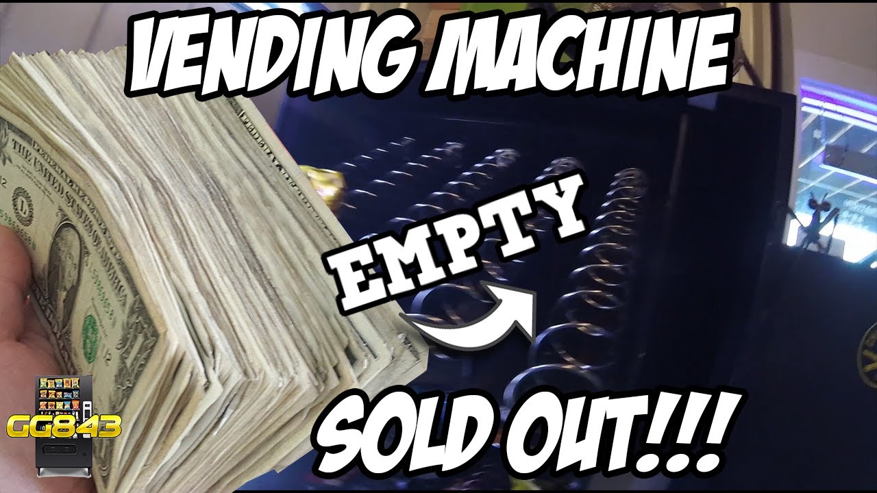 How Many Items Were Sold Out From Our Vending Machine On This Visit ...