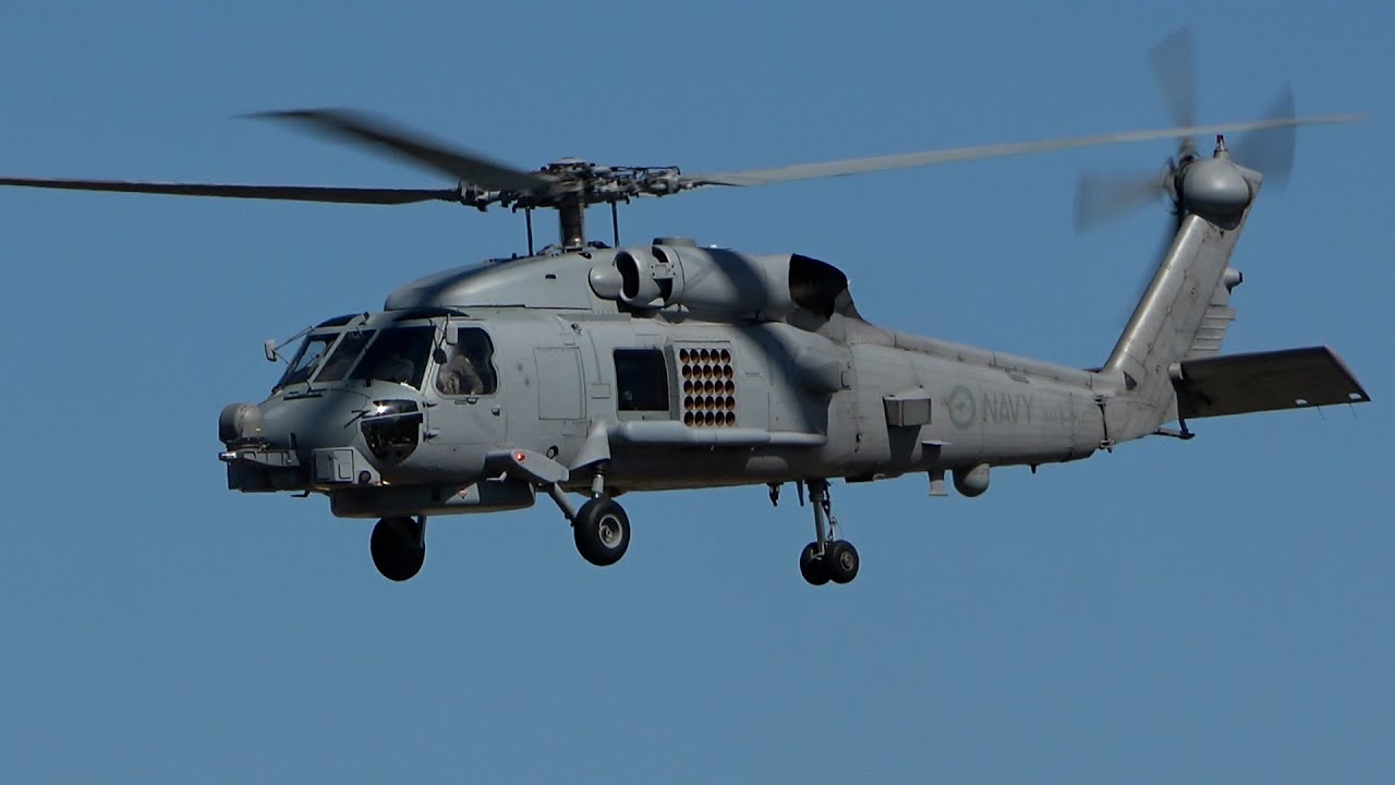 RAN Seahawk Display Avalon Airshow 2025 Trade Day - YouTube