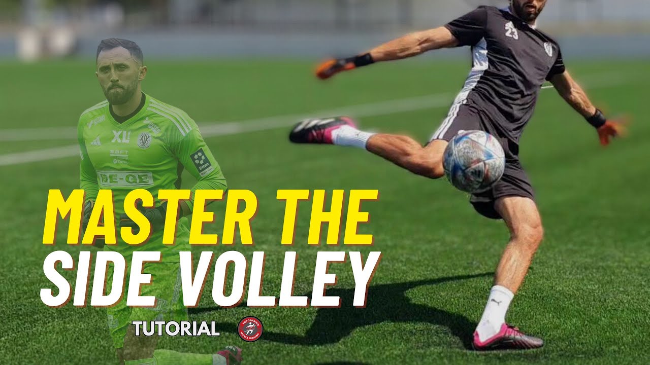 How To SIDE VOLLEY | Goalkeeper Training - YouTube