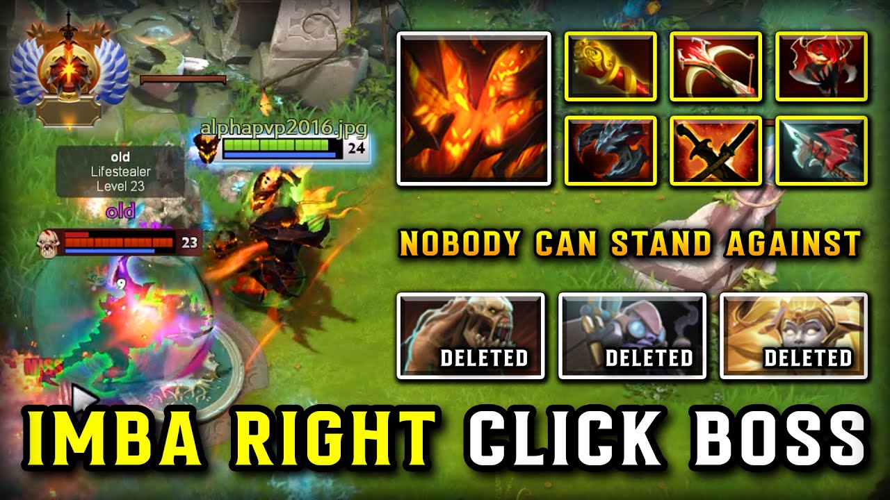 IMBA RIGHT CLICK BOSS CARRY Shadow Fiend | Full of Physical Build ...