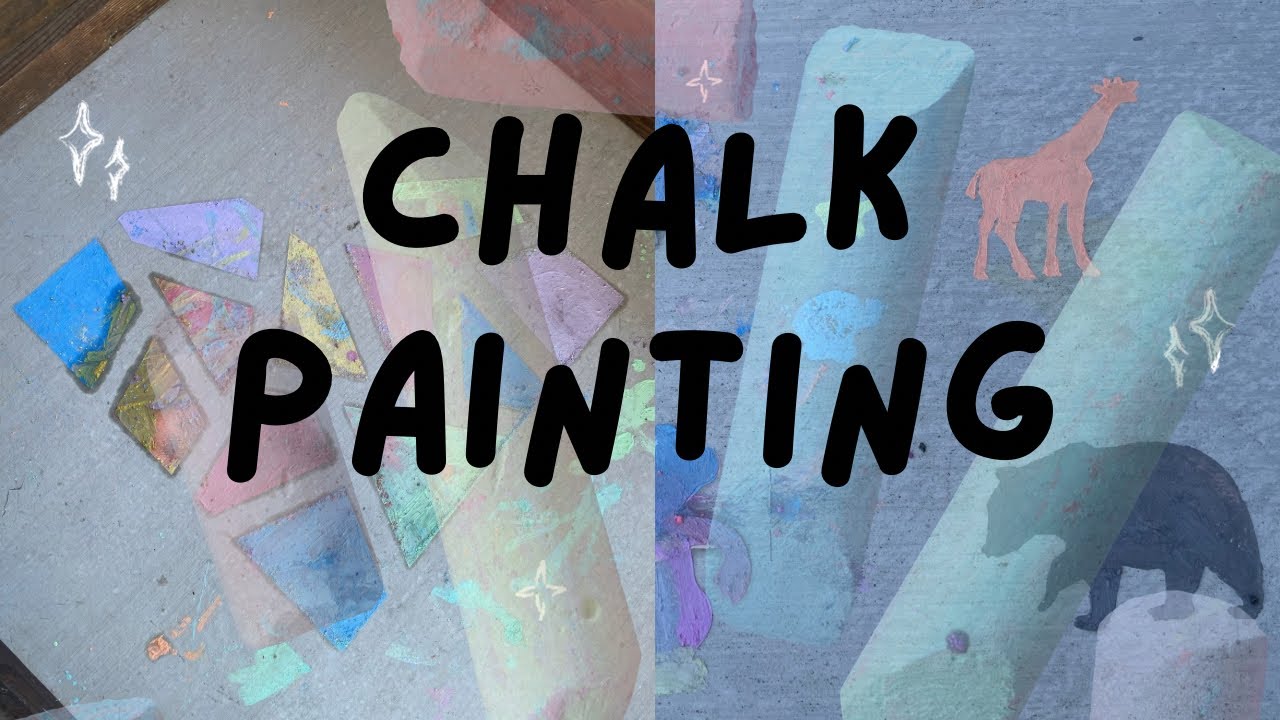 Chalk Painting | Summer Activity with Kids! - YouTube