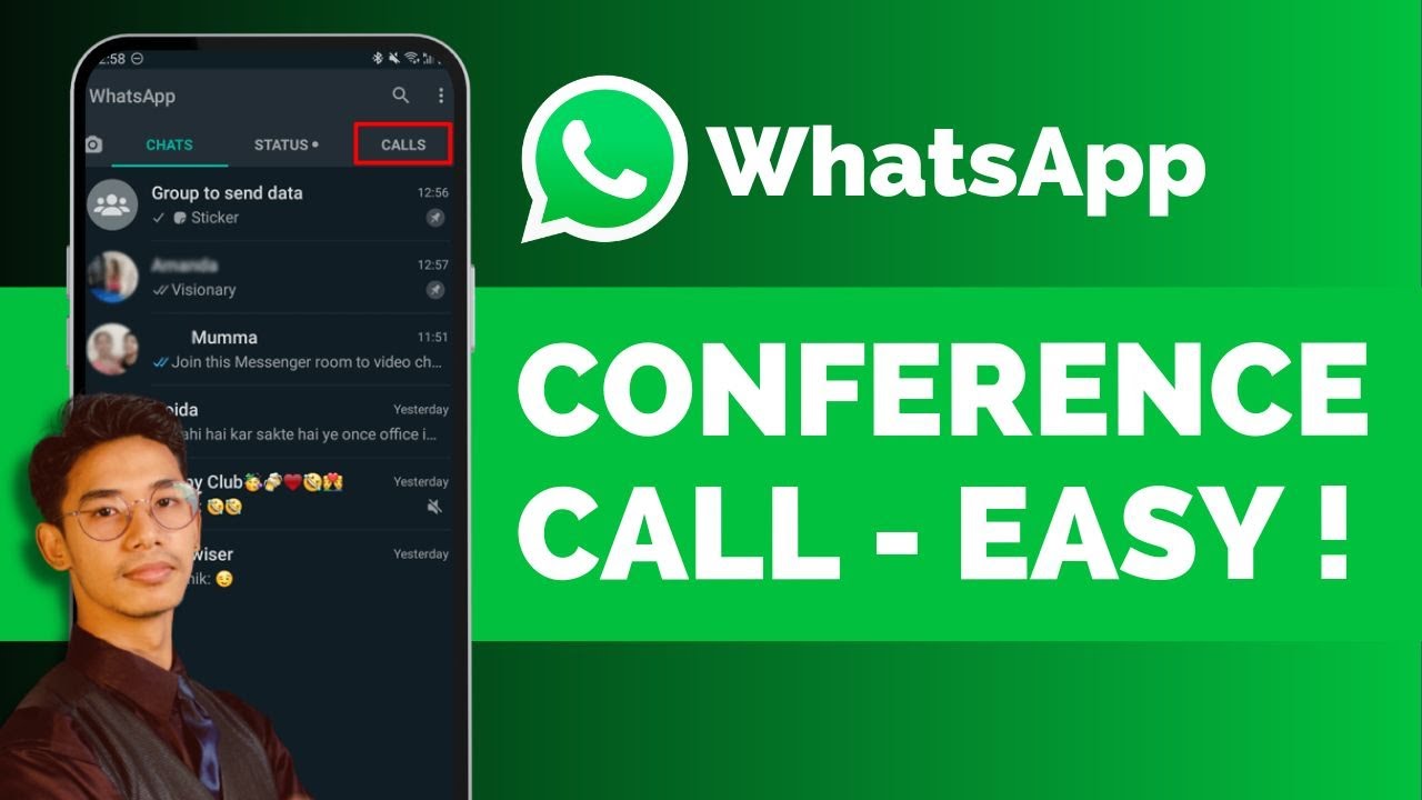 How To Conference Call On Whatsapp - 2024 Easy Guide ! - YouTube