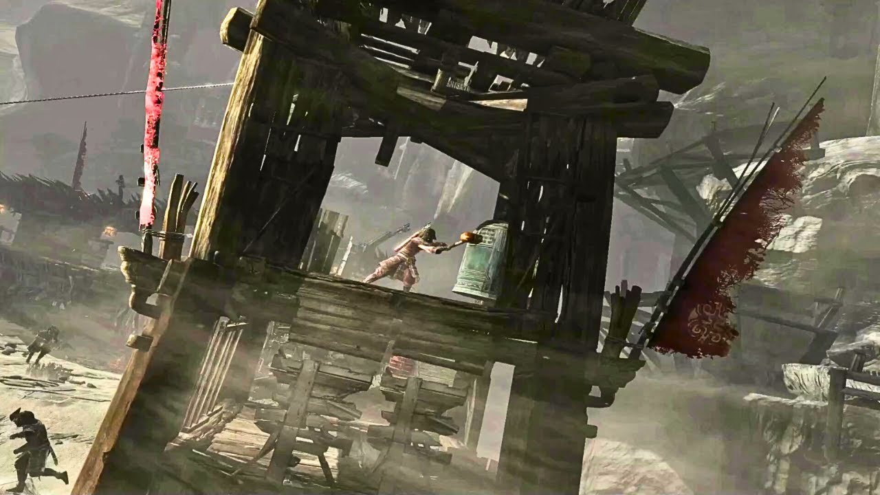 Tomb Raider Gameplay | BIG ONI BATTLE | Storm Guard Samurai - YouTube