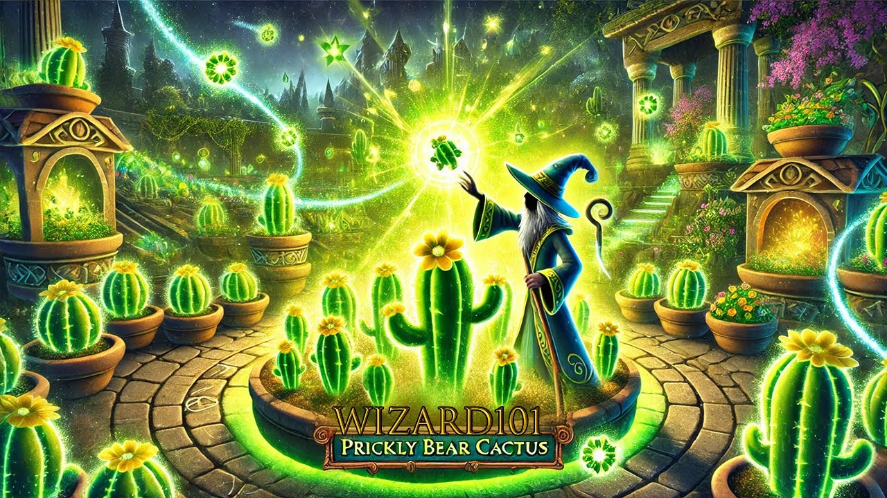 Wizard101 Playthrough (Gardening: Prickly Bear Cactus) - YouTube