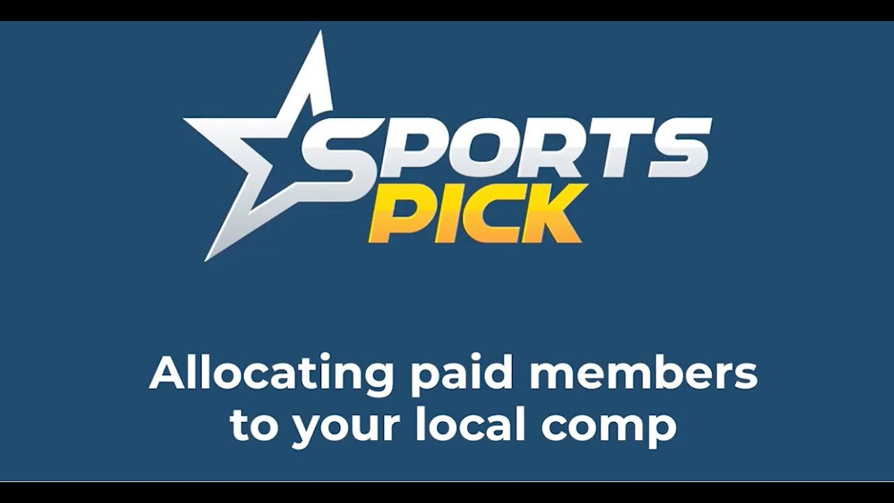 Allocating Paid Members to your Local Sportspick Tipping Comp - YouTube