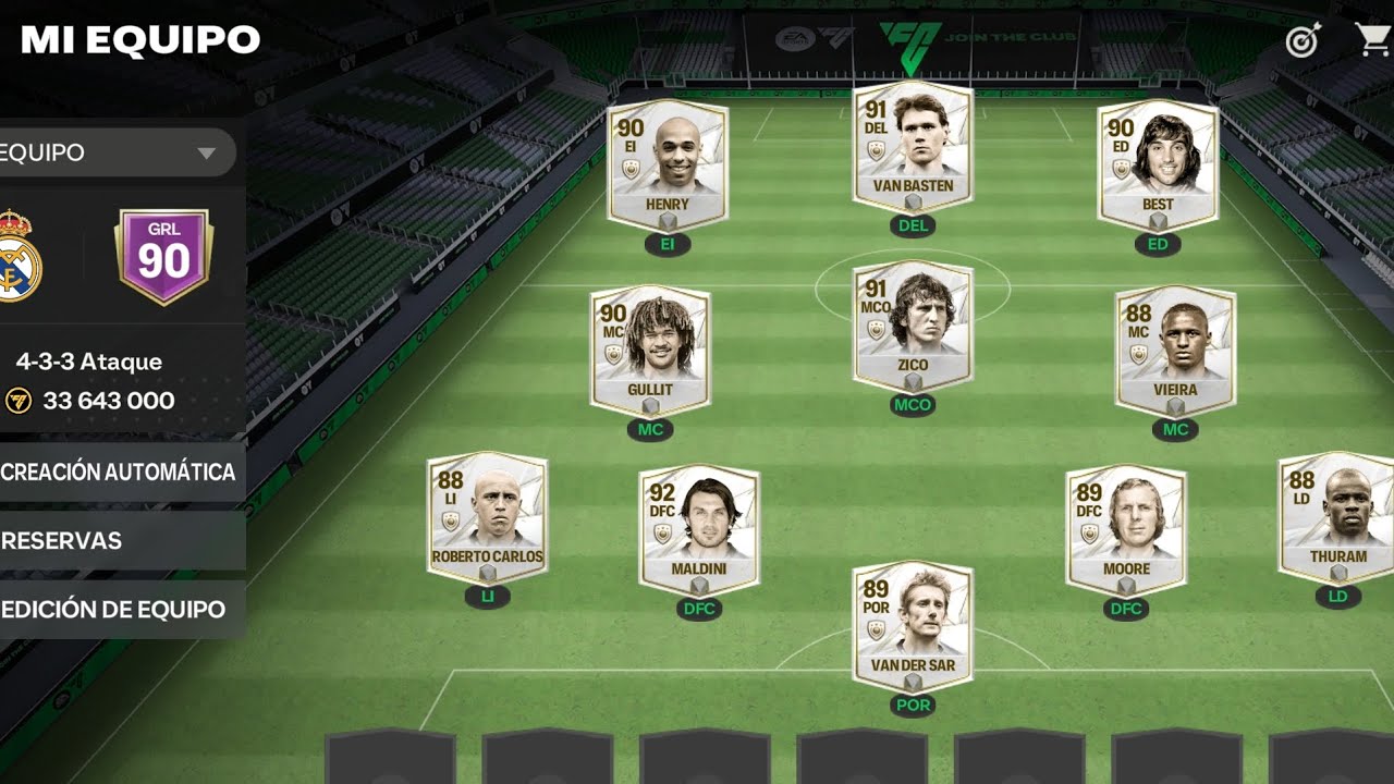 JUEGO CON FULL ICONOS BASICOS EN FC MOBILE 😲 - YouTube