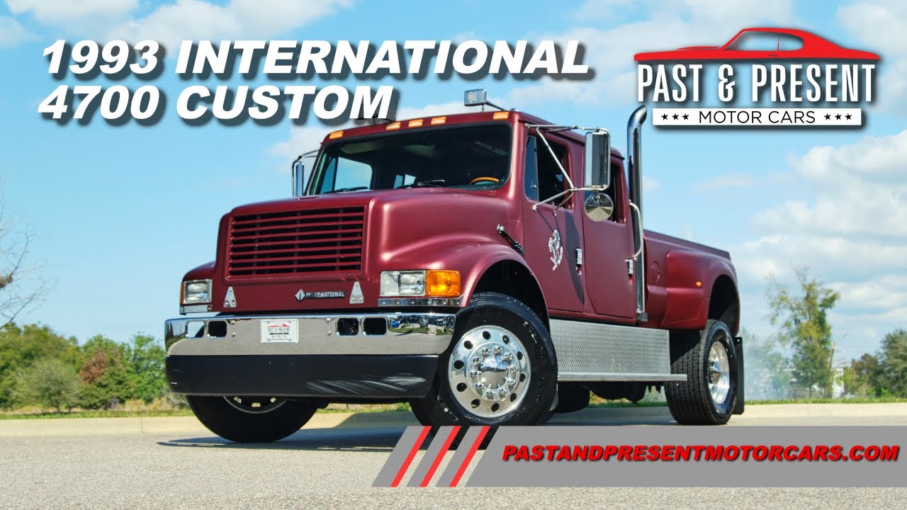 1993 International 4700 Custom Linen Red Black Auto 484298 - YouTube