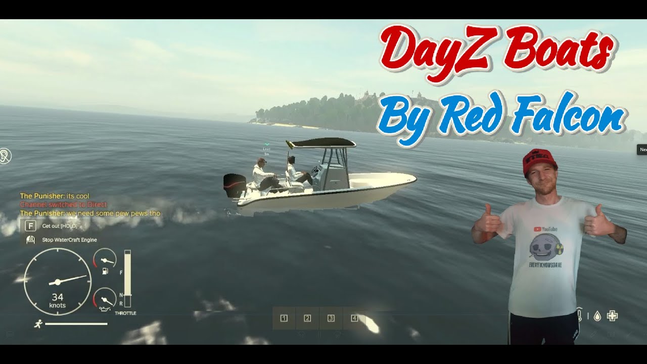 #dayz Boats By Red Falcon First Test and Review (There Awesome) - YouTube