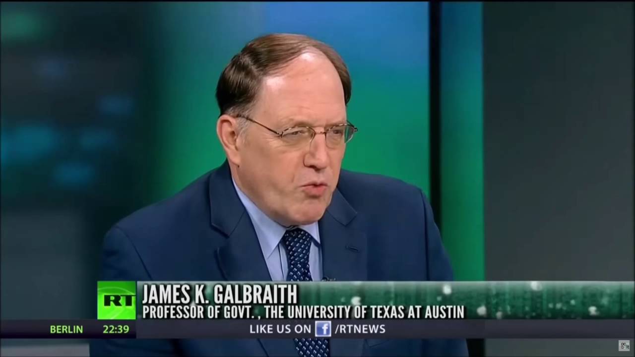 James Galbraith - The ignorance of the Political Class. - YouTube