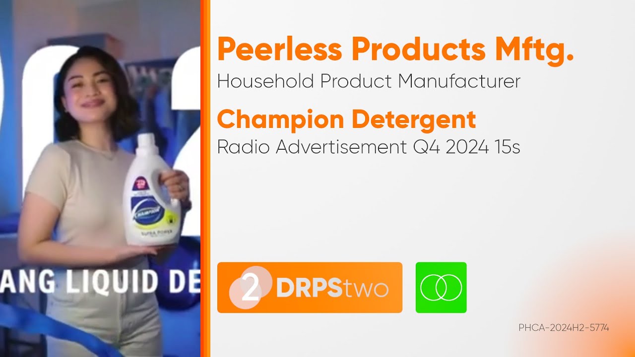 Champion Detergent Radio Ad Q4 2024 15s - YouTube