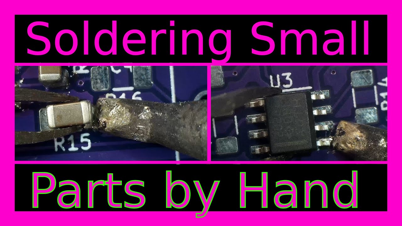 Mastering Soldering: Small Electronic Parts with a Soldering Iron - YouTube