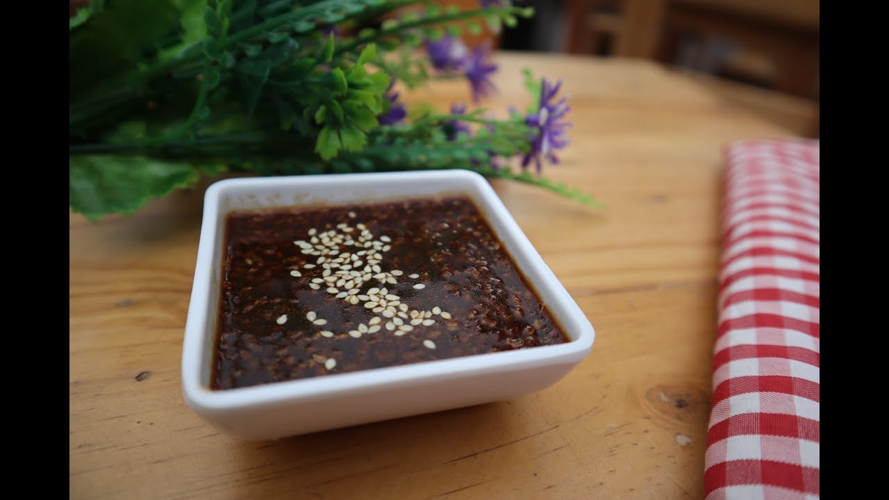 Salsa de ajonjolí o sésamo (salsa asiática) - YouTube