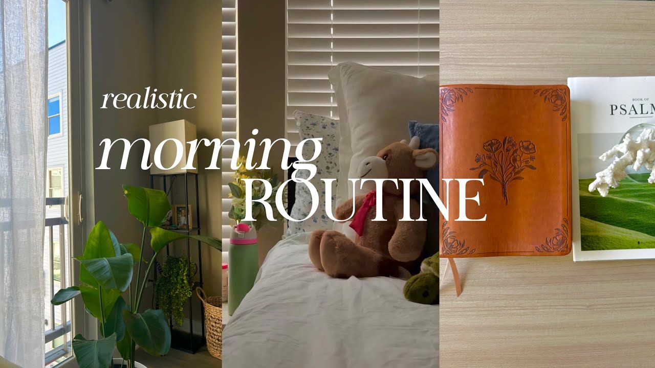my *realistic* college morning routine | college diaries - YouTube