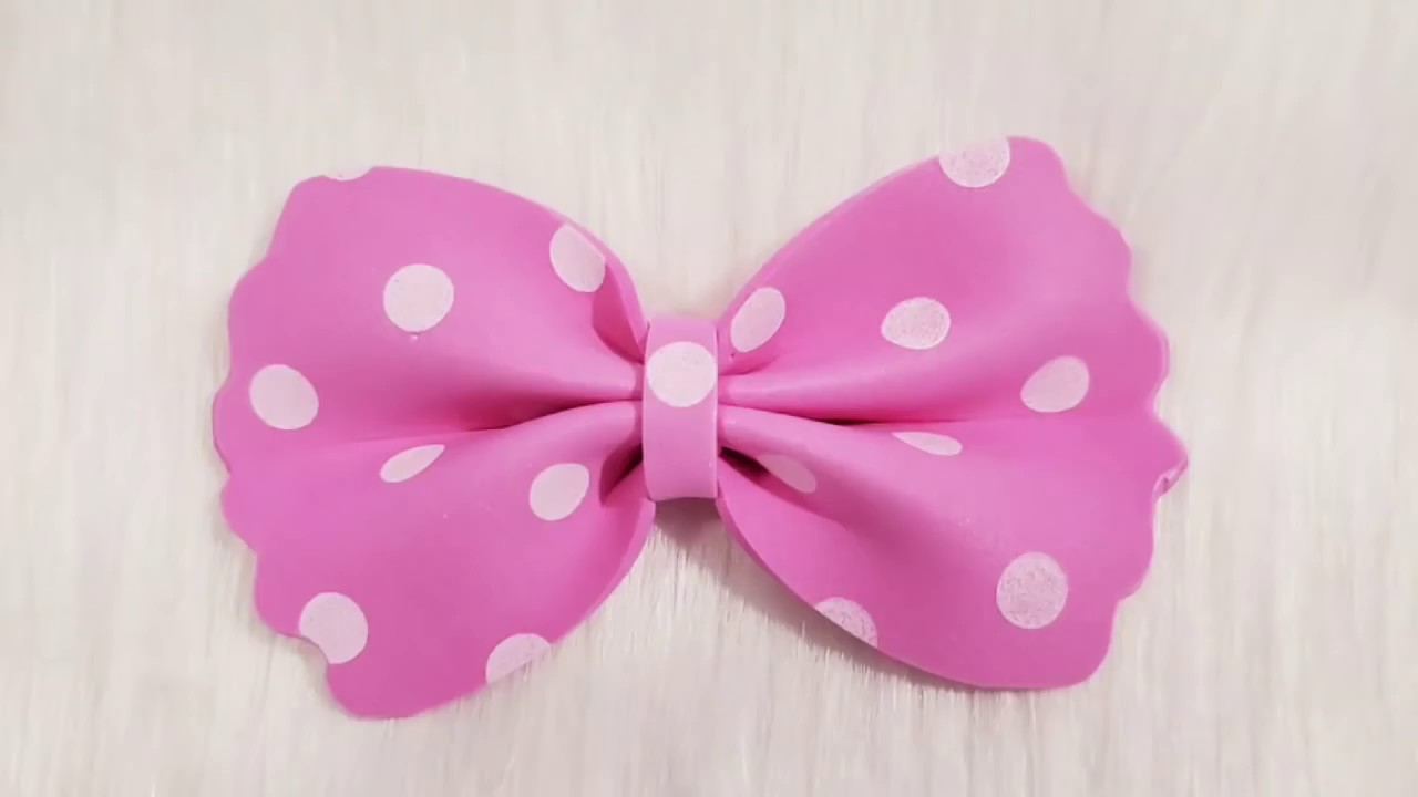 Lazos en FOAMI Fácil y Económicas Aprende como hacerlas How to make a ...