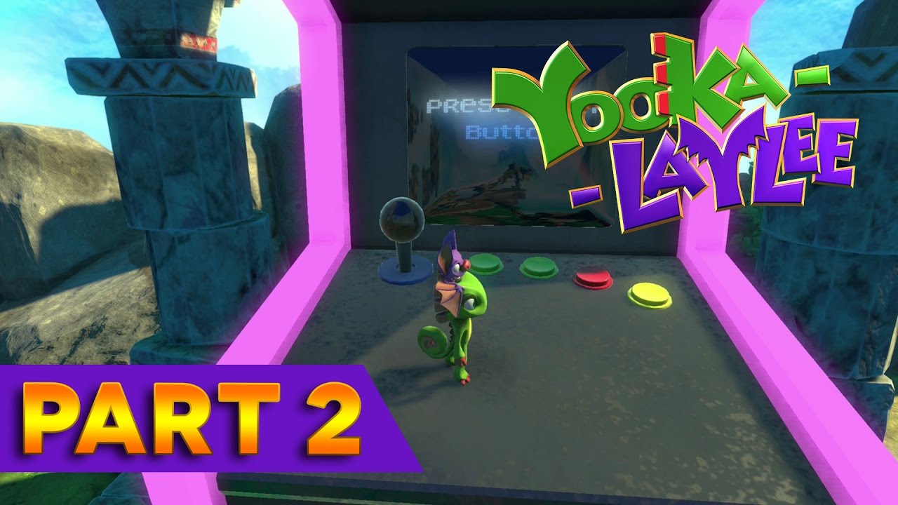 Yooka Laylee Walkthrough Part 2 - Rextro's Games - YouTube