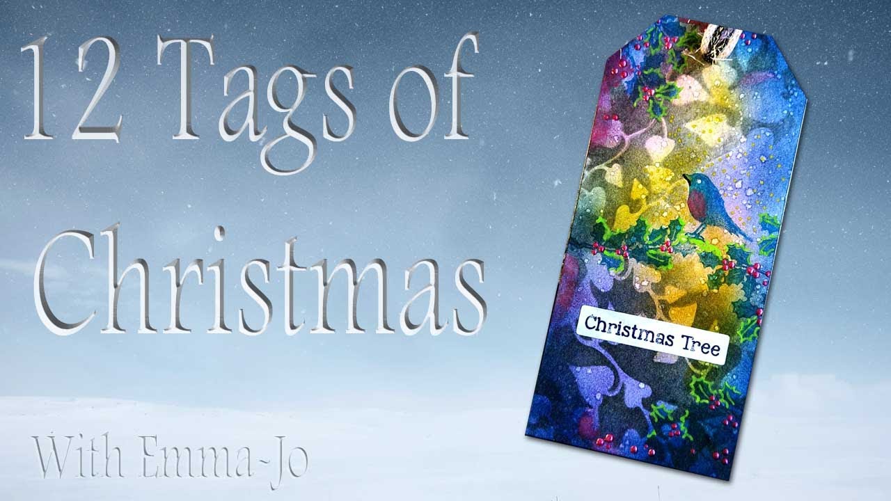 Christmas tree tag - Final Tag of 12 Tags of Christmas 😍 - YouTube