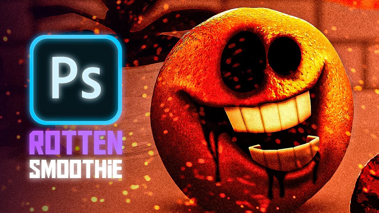 Making Rotten Smoothie in Photoshop | FNF: The Amazing Grace: Annoying ...