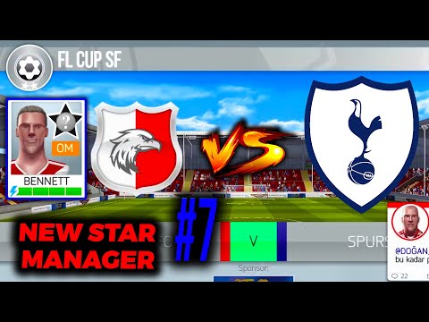 İLK SİYAH KART! Tottenham ile Kupa'da Yarı Final Maçı! New Star Manager #7