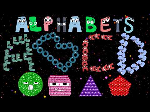 ABC Song for Toddlers | Learn Alphabet A to Z Transform Uppercase Lowercase & Shape Characters Kids