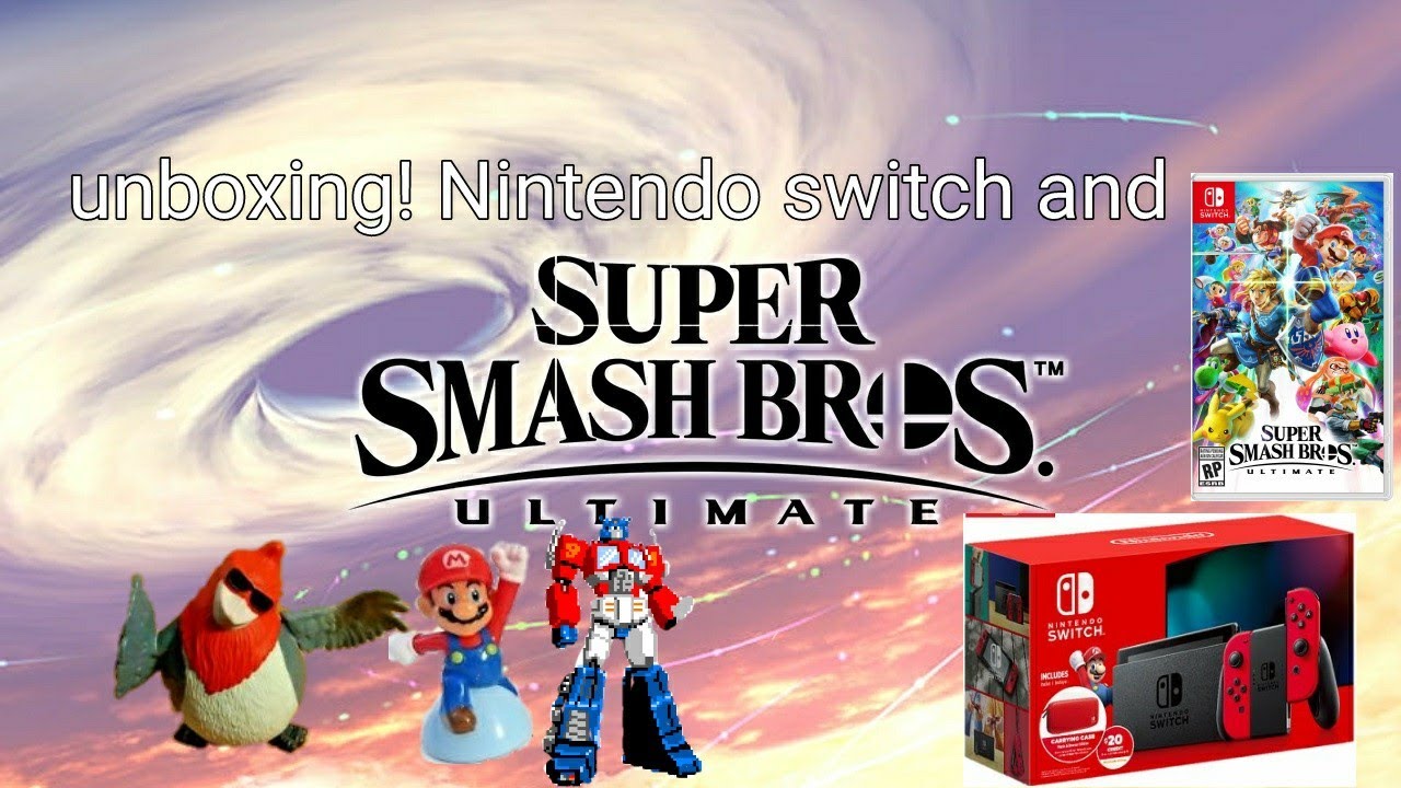 Unboxing! Nintendo switch and ssbu - YouTube