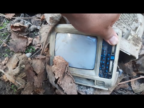 Restoration Mini TV produced in 1990 | Antique television restore | Restore old Mini TV