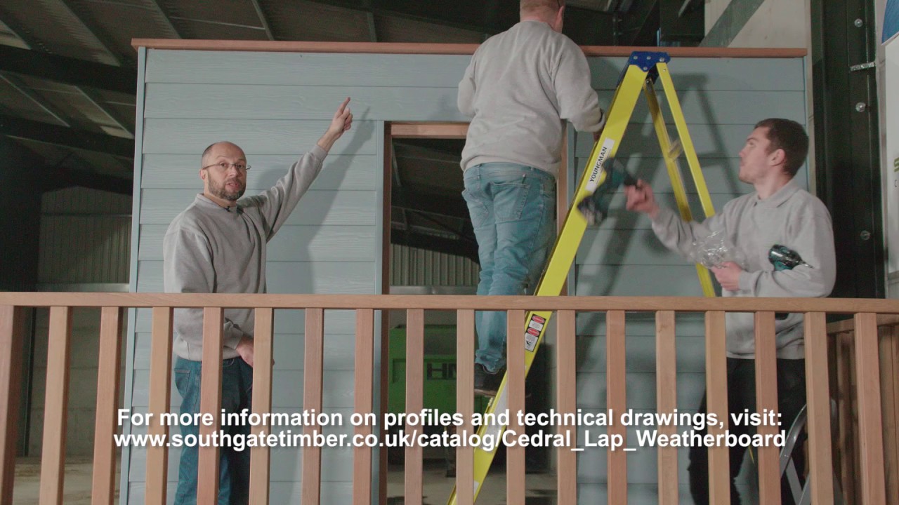 How to Fit Marley Cedral Cladding - YouTube