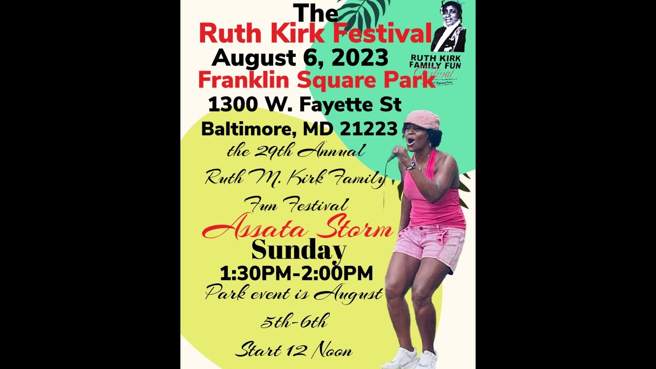 Assata Storm_ Meet me @ The Ruth Kirk 29 Annual Family Fun Festival ...