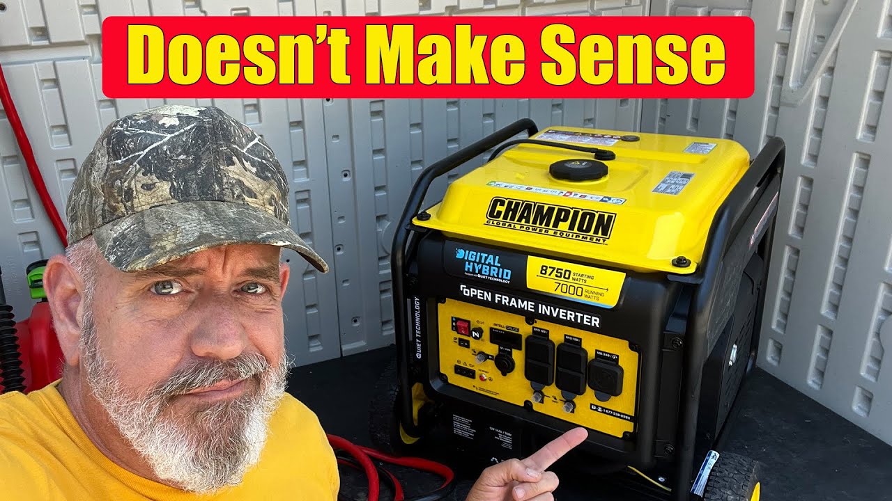 Generators with CO Sensors - Good Intentions but a BAD Idea? - YouTube