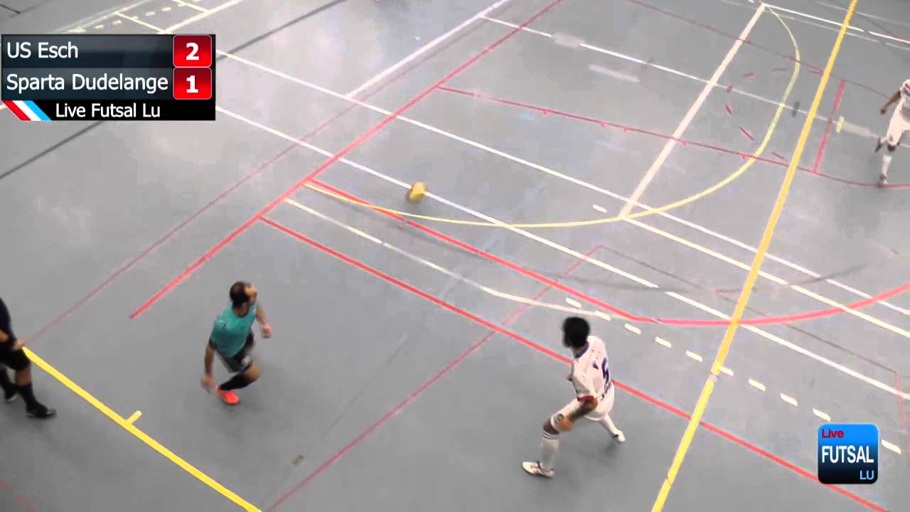FLF Futsal 15/16 - J13 : US Esch VS Sparta Dudelange - YouTube