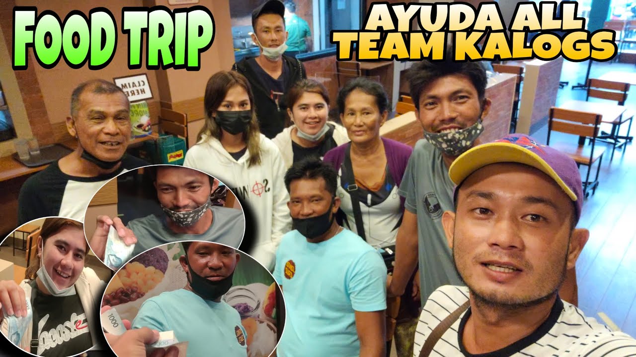 UNLIMITED FOOD + AYUDA SA LAHAT NG TEAM KALOGS (happy birthday po ...