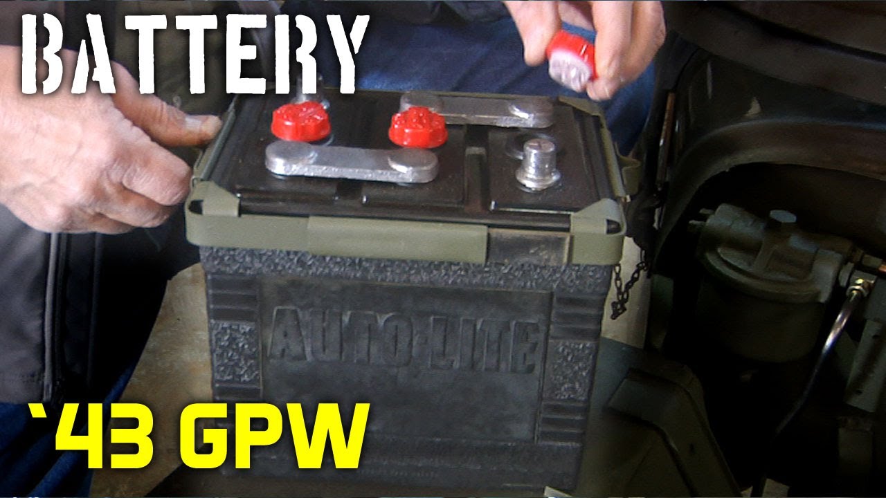 Jeep Battery | 1943 Ford GPW Restoration - YouTube