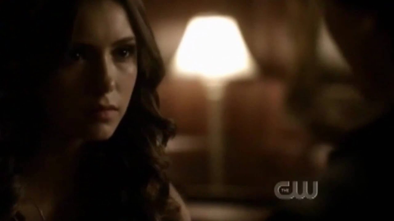 the vampire diaries // 2x01 damon & katherine scene - YouTube