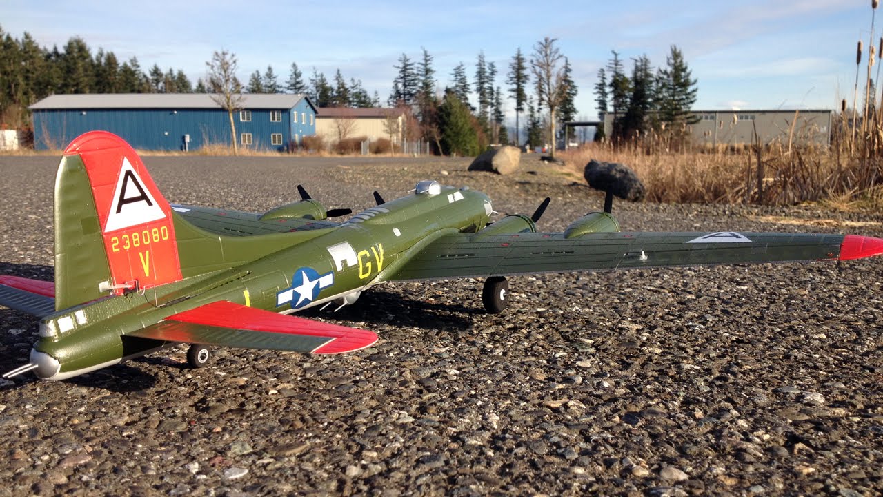 Hyperion 25C 550mAh 1S Lipo Test - E Flite UMX B-17 Flying Fortress ...