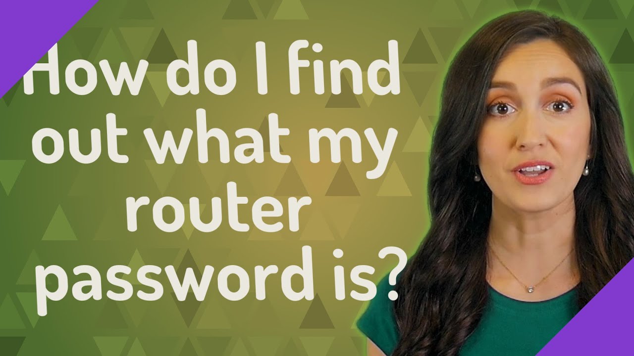How do I find out what my router password is? - YouTube