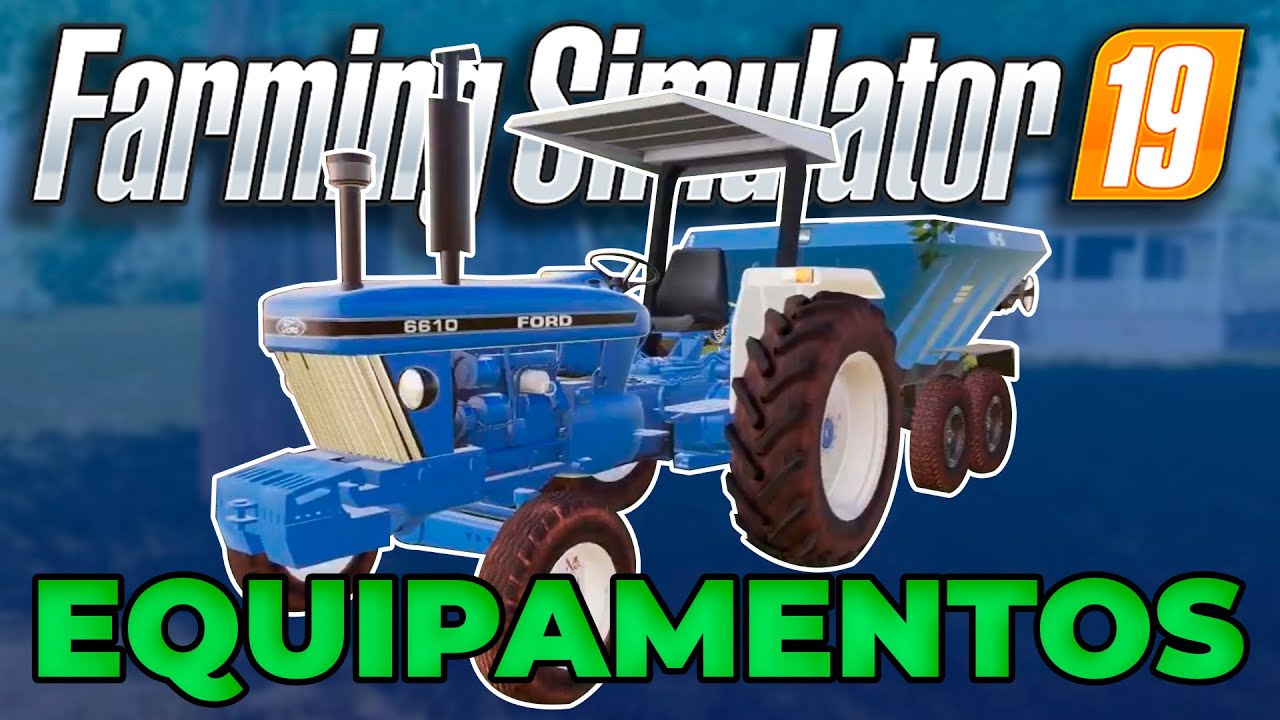 Farming Simulator 19 #70 Trator Ford 6610, Ford Raptor V8 Shelby Gt500 ...