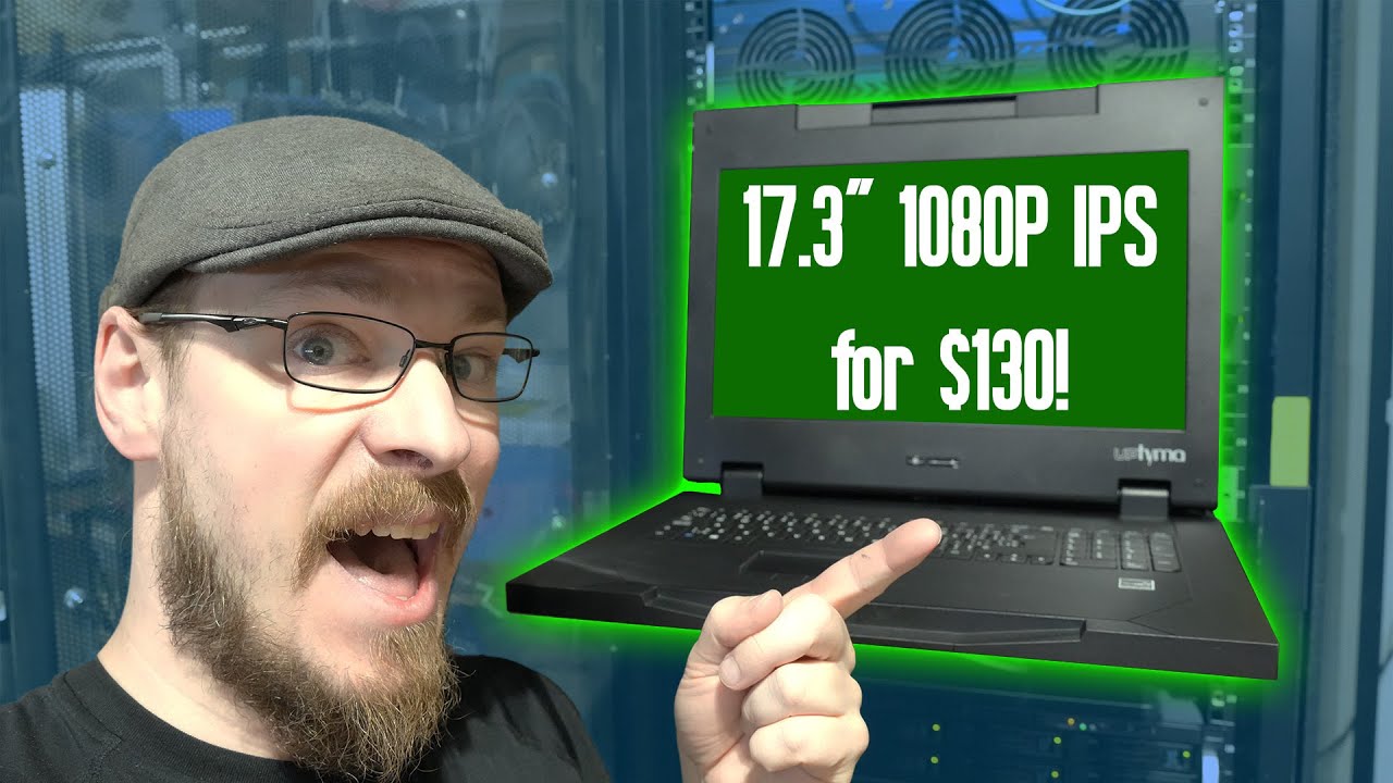 A BRAND NEW Console for my Server Rack - YouTube