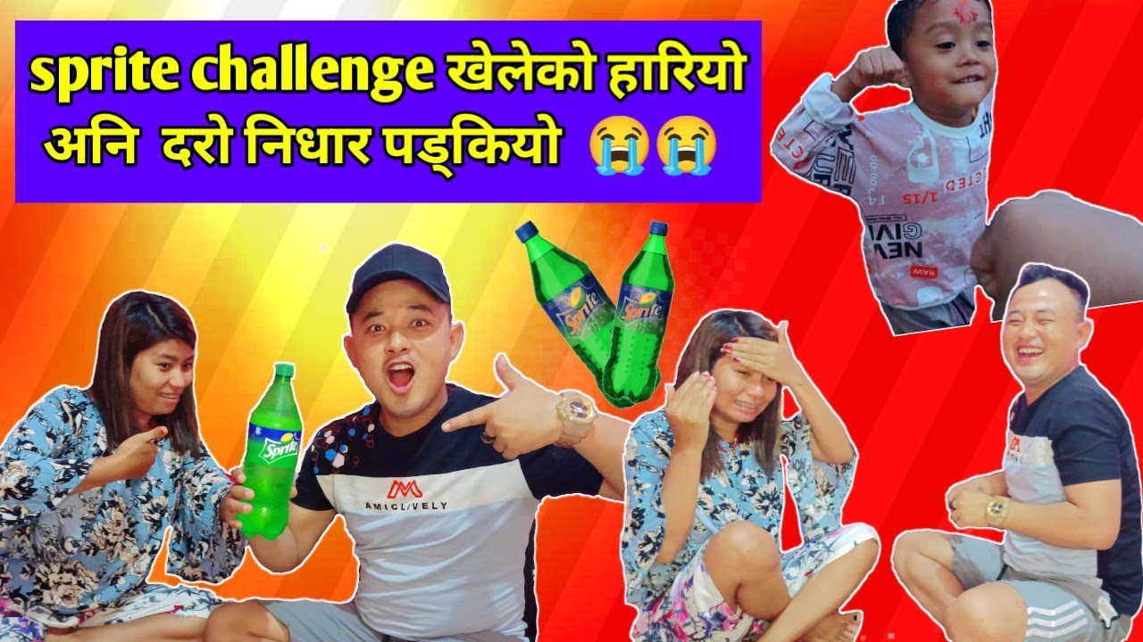 Try Not To Burp Sprite Challenge😯 || Nepali Couple || Alisha and ...
