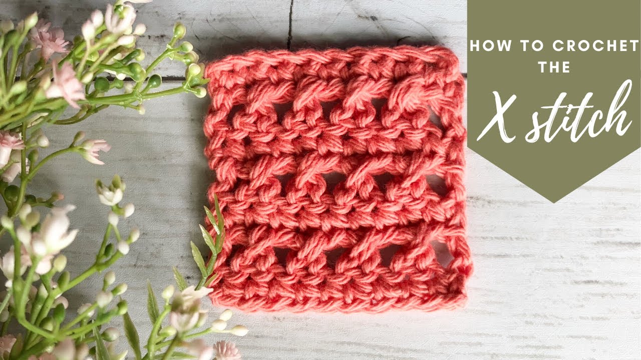 CROCHET: How to Crochet X stitch | crossed stitch - YouTube