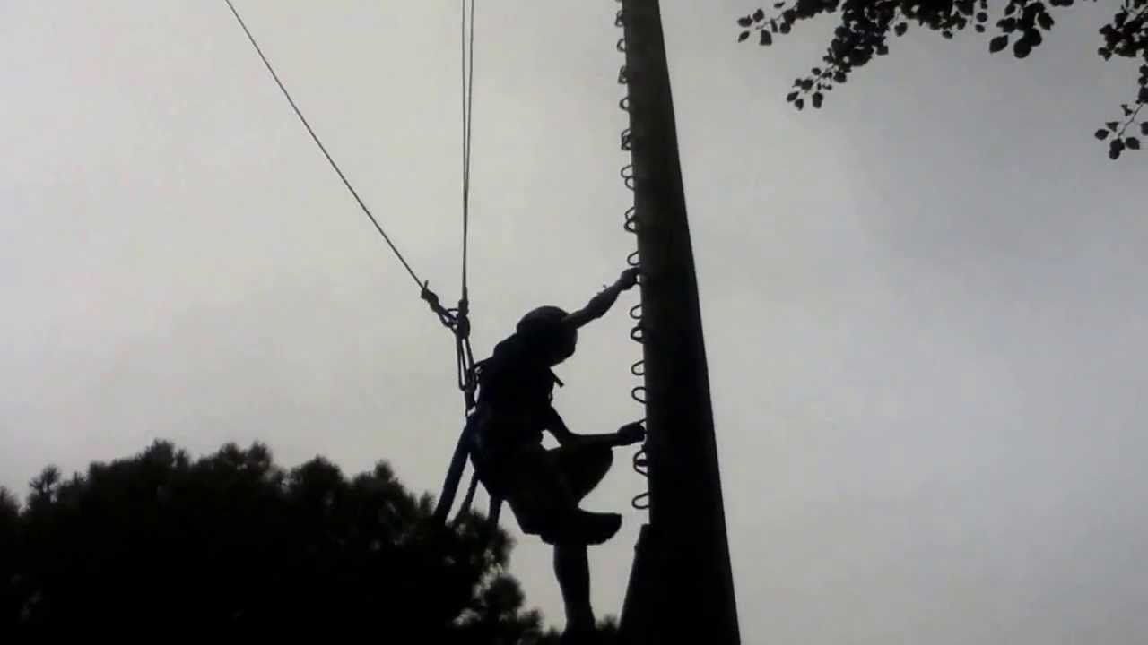 Me on the Pamper Pole at Space Camp - YouTube