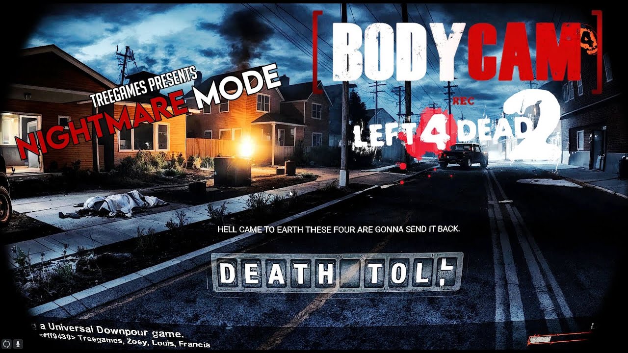 These BODYCAM MODS make LEFT 4 DEAD 2 AMAZING! | Death Toll Expert ...