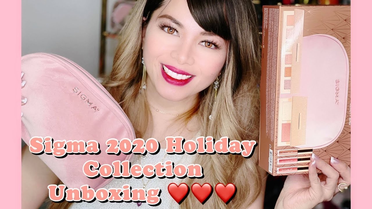 Sigma Holiday Collection Unboxing - YouTube