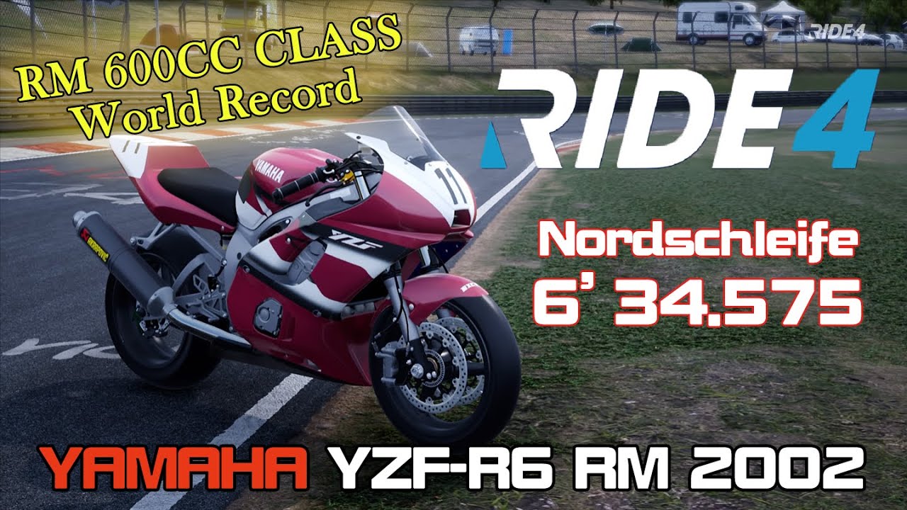 [RIDE4](RM600CC WR)YAMAHA YZF-R6 RM 2002 Time attack in Nordschleife ...