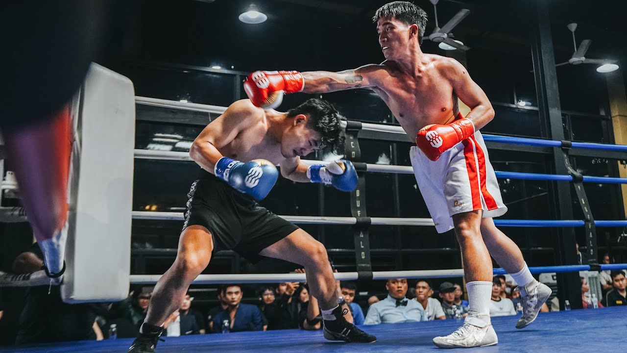Màn đổi đòn hấp dẫn của hai võ sĩ chơi trận debut nhà nghề | TVT Boxing ...