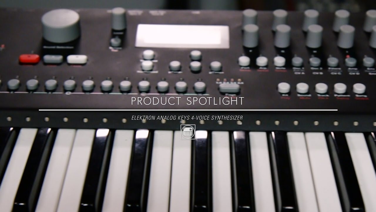 Elektron Analog Keys 4 Voice Synthesizer - YouTube