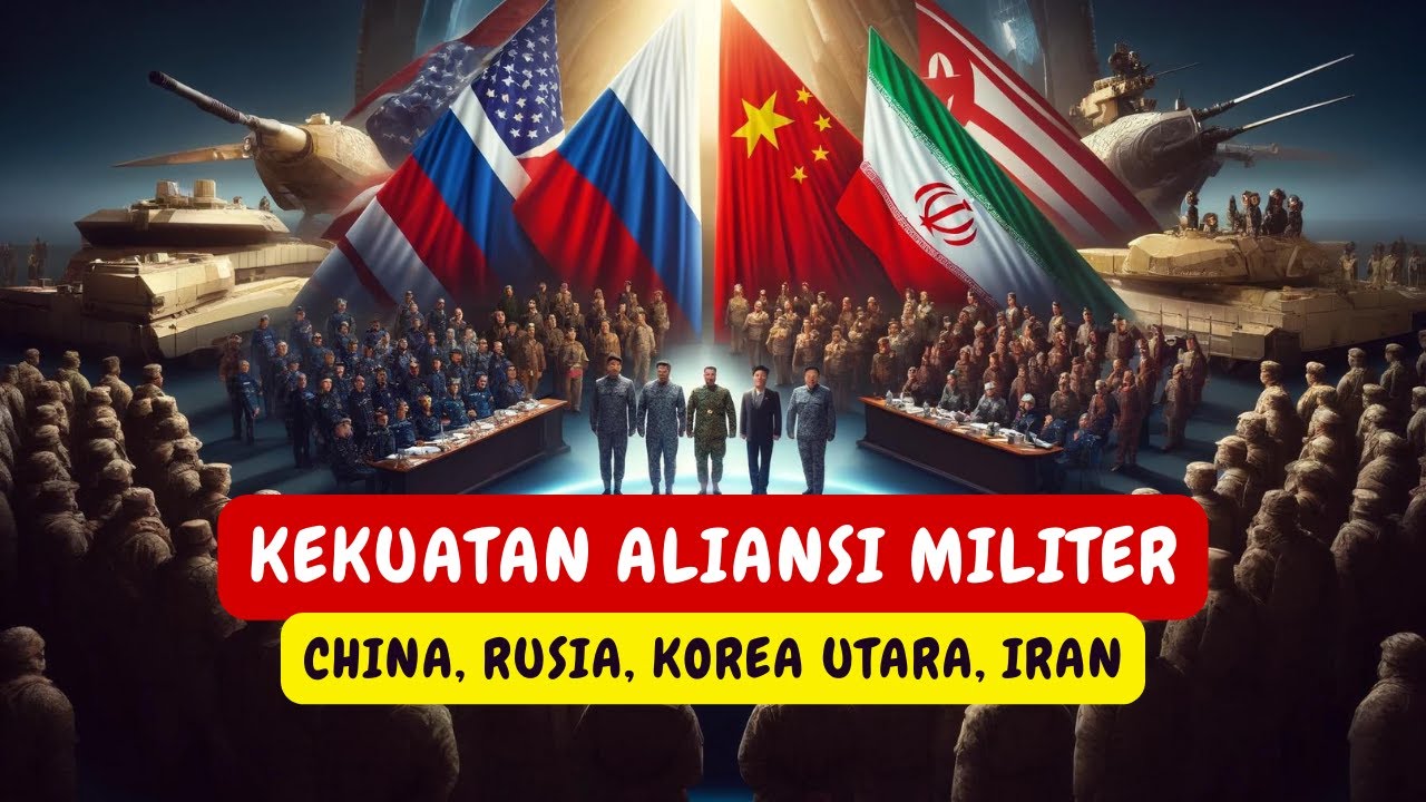 KEKUATAN ALIANSI MILITER CHINA, RUSIA, KOREA UTARA, IRAN MENANTANG ...
