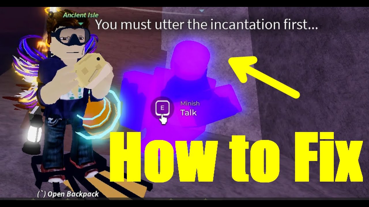 How to Fix "You must utter incantation first" Error for Brick Rod Fisch ...