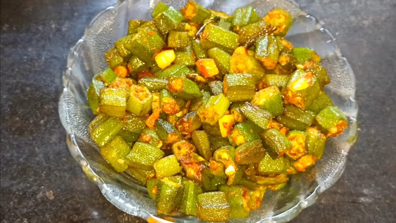 Lasuni Bhindi Recipe | bhindi lasun wali - YouTube