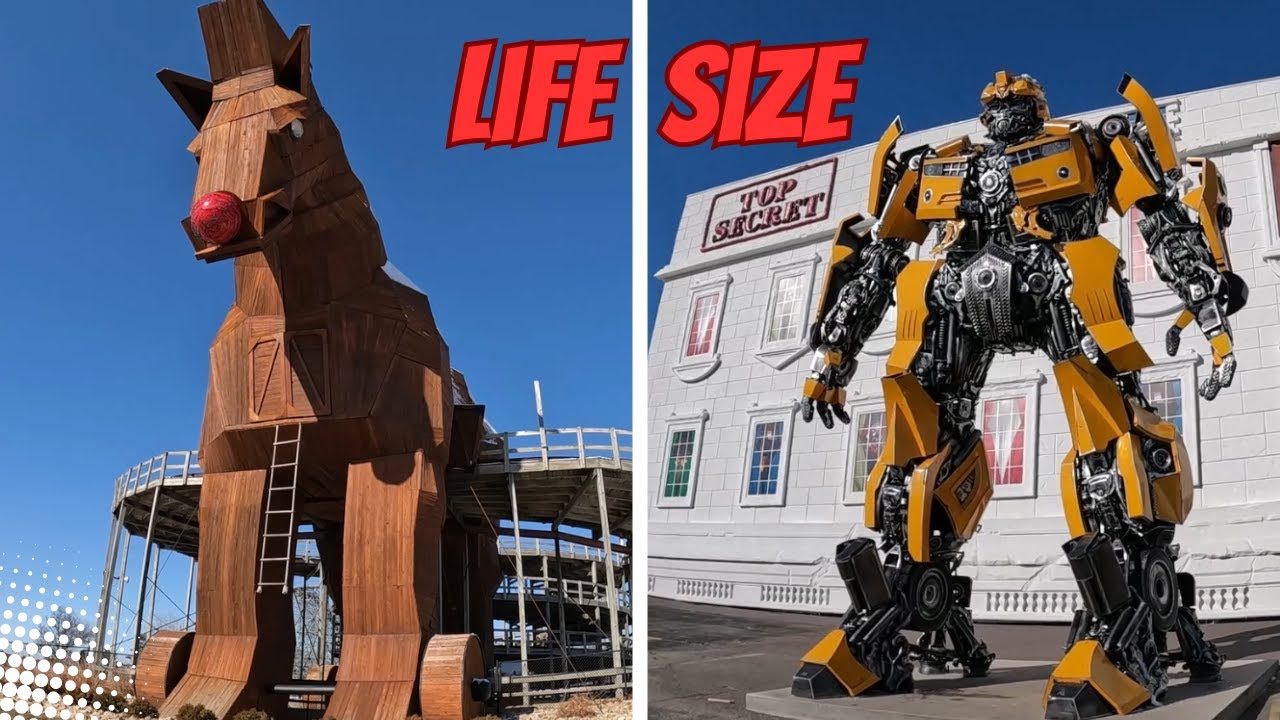 Life Size Transformers!? Checking out Mt. Olympus in Wisconsin Dells ...
